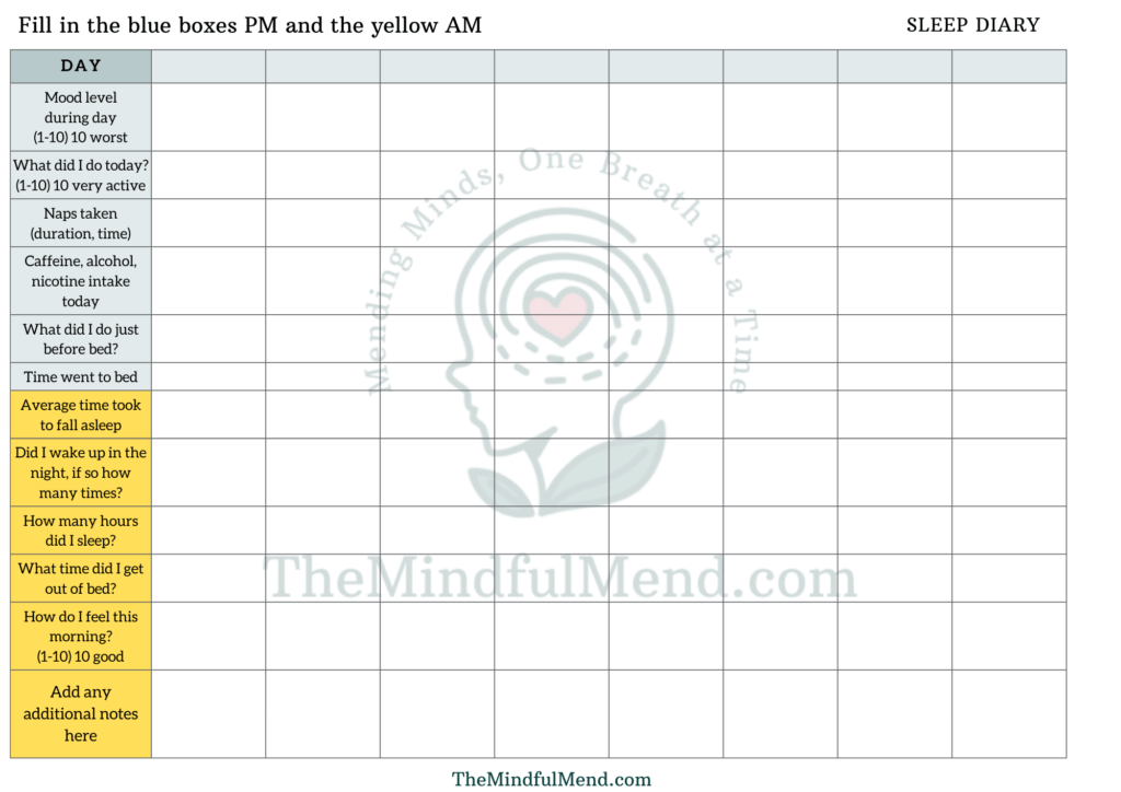Sleep Guide – The Mindful Mend